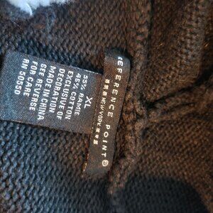 Reference Point | Sweaters | Reference Point Snowflake Knit Zipup ...